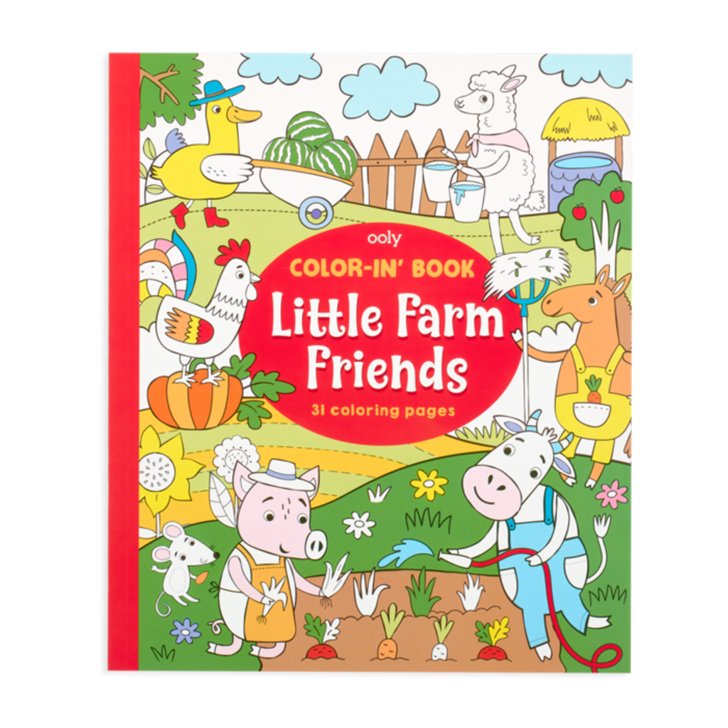 Ooly Little Farm Friends Coloring Book — PaperMarket