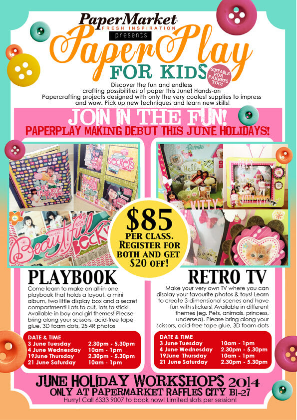 2014 EVENT – PaperPlay for Kids — PaperMarket