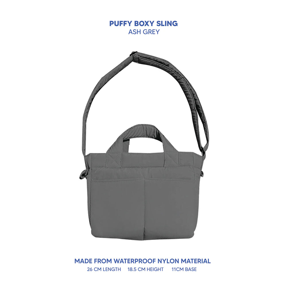 Boxy Sling - Ash Grey — PaperMarket
