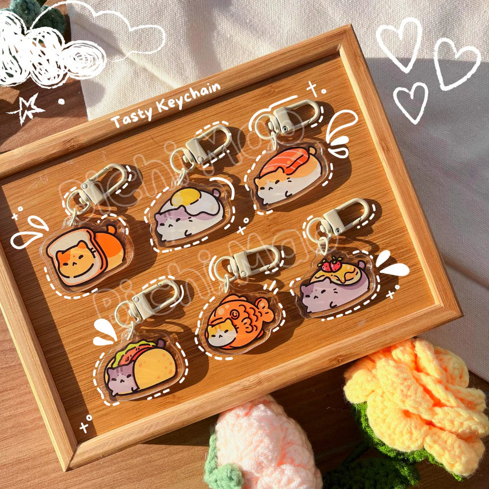 Bread Tasty Keychain — PaperMarket