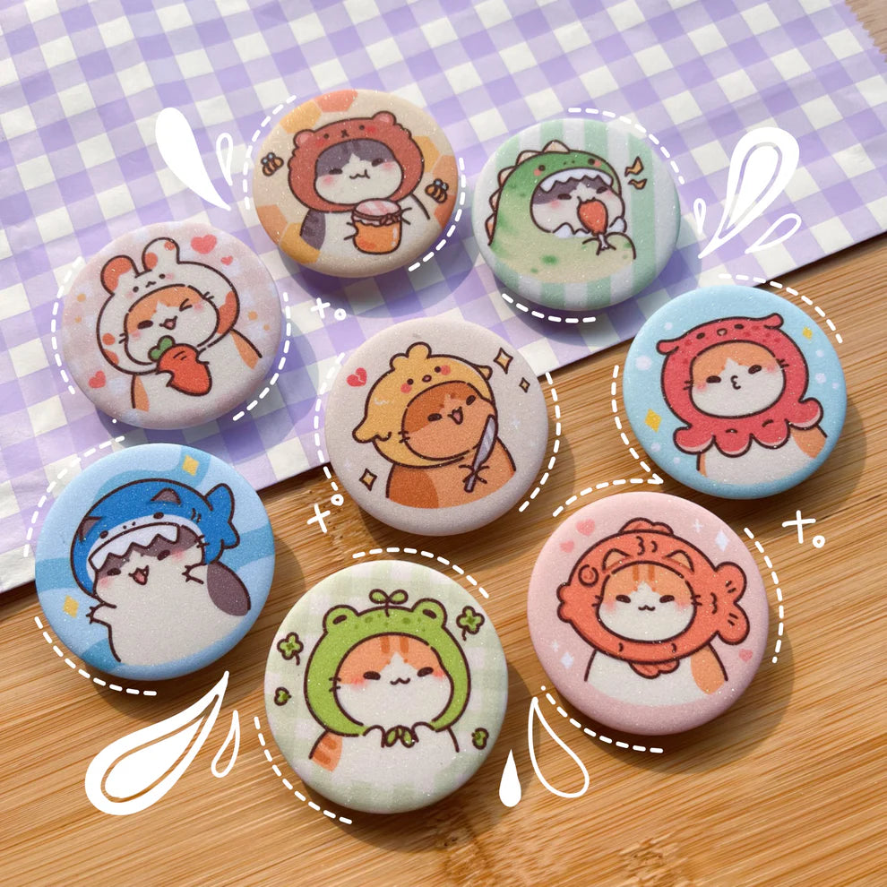 Chiki Animal Button Badge — PaperMarket