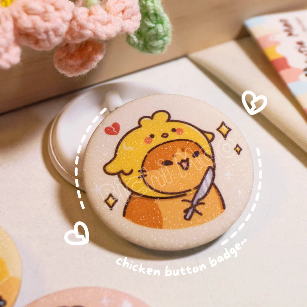 Chiki Animal Button Badge — PaperMarket