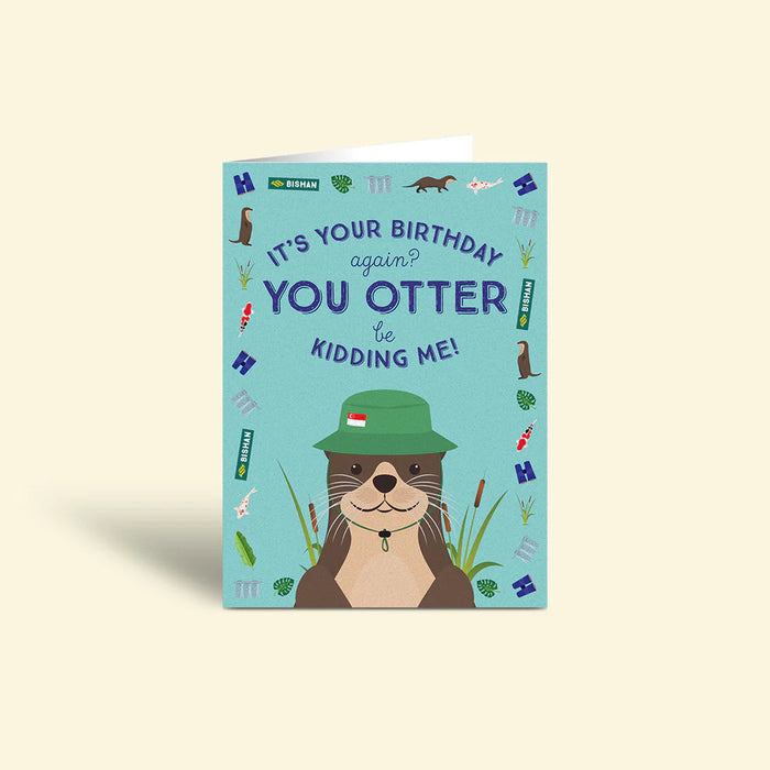 Greeting Card - Birthday Otter — PaperMarket
