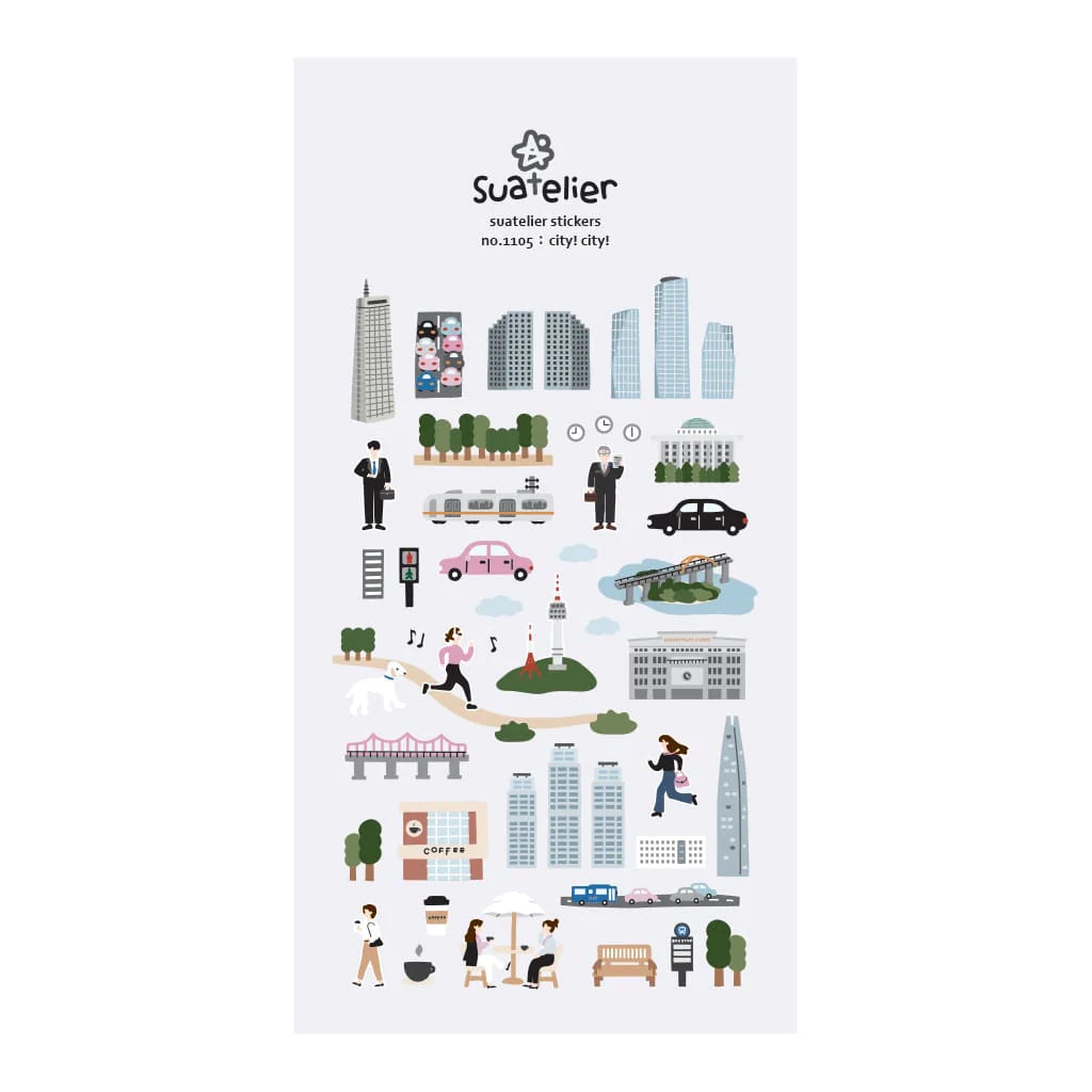 Daily Deco Sticker - City! City! Sticker — PaperMarket