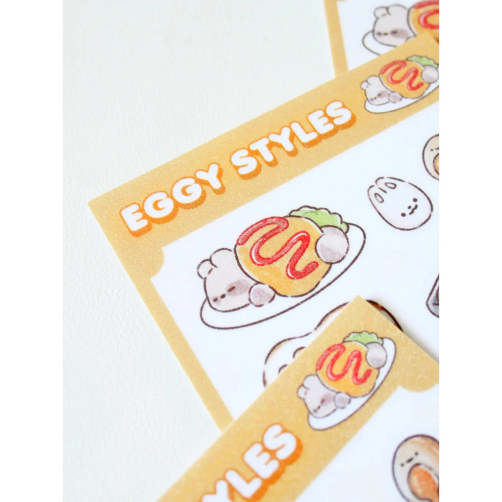 Eggy Styles Sticker Sheet — PaperMarket