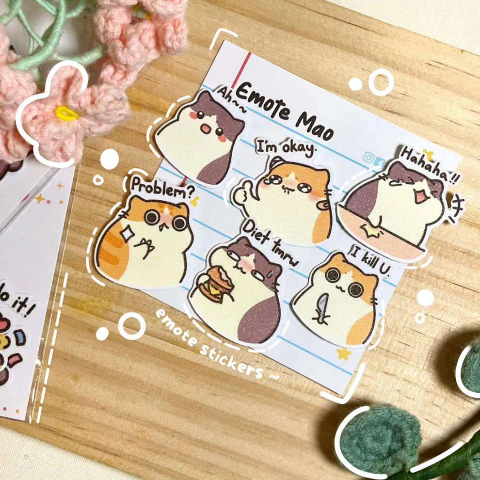 Emote Mao Sticker Pack — PaperMarket
