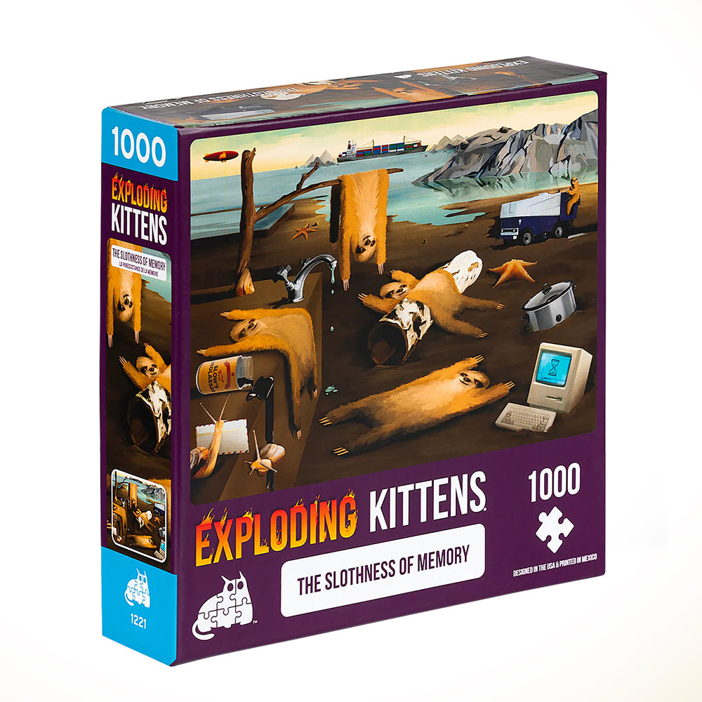 Exploding Kittens 1000 Piece Puzzle - The Slothness of Memory — PaperMarket