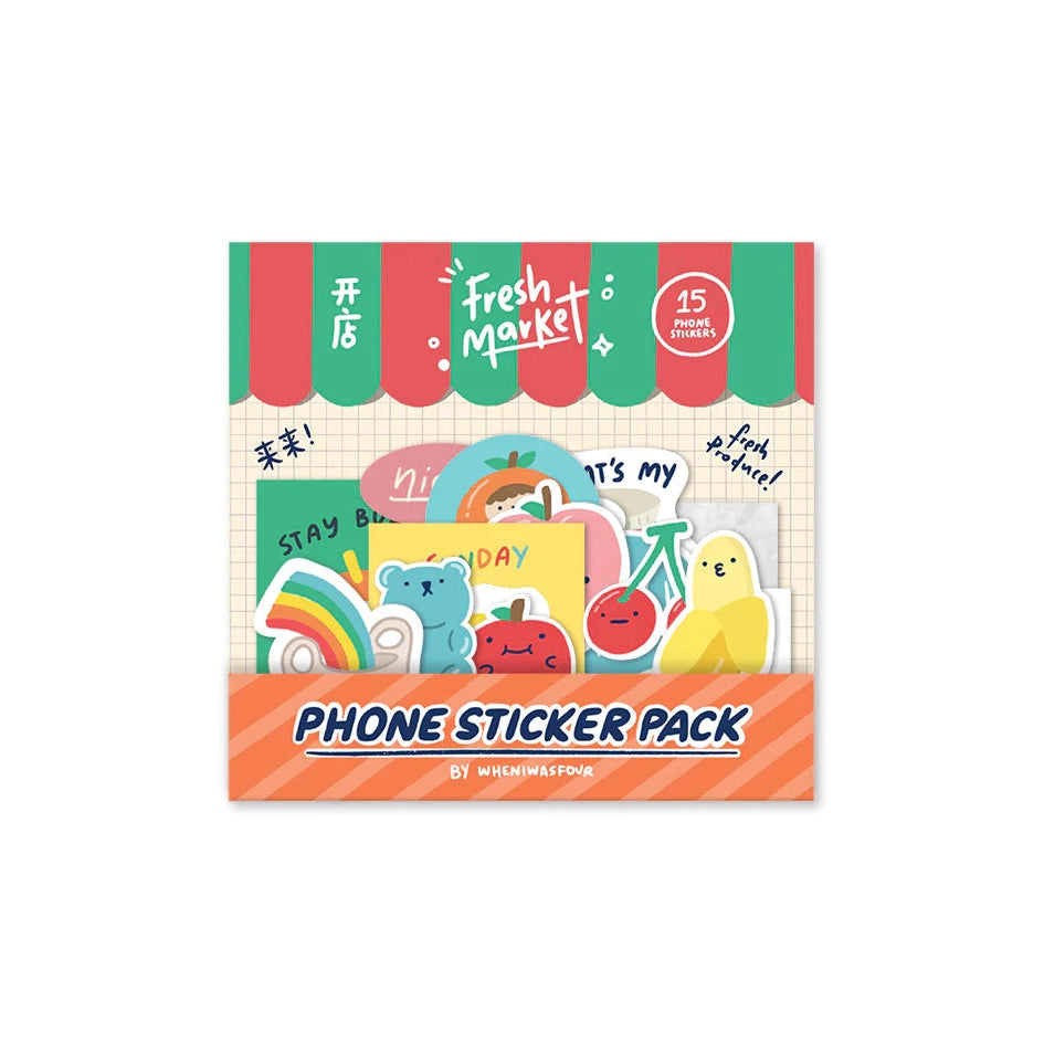 Fresh Market Decal Sticker Pack — PaperMarket