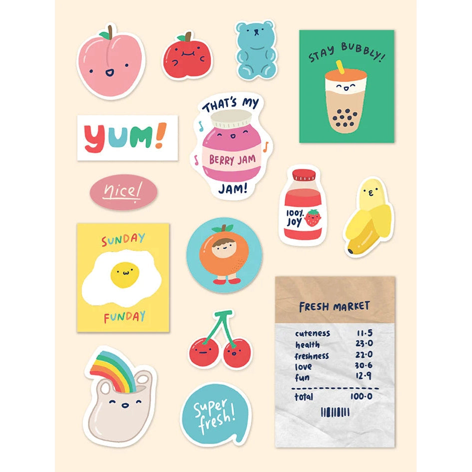 Fresh Market Decal Sticker Pack — PaperMarket