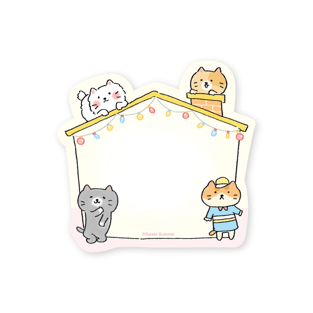 Gift Tag - Cat Company House — PaperMarket