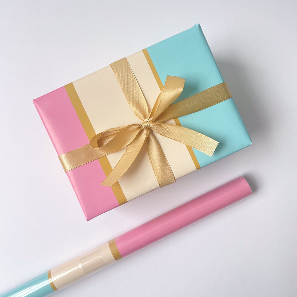 Gift Wrapping Paper Roll 3 Sheets - Blushing Pastels — PaperMarket