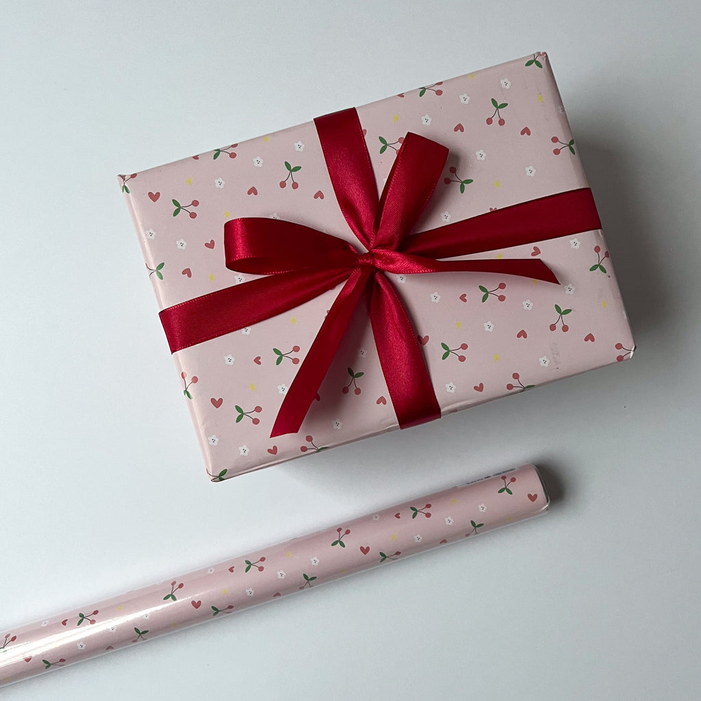 Gift Wrapping Paper Roll 3 Sheets - Cherry Blossom — PaperMarket