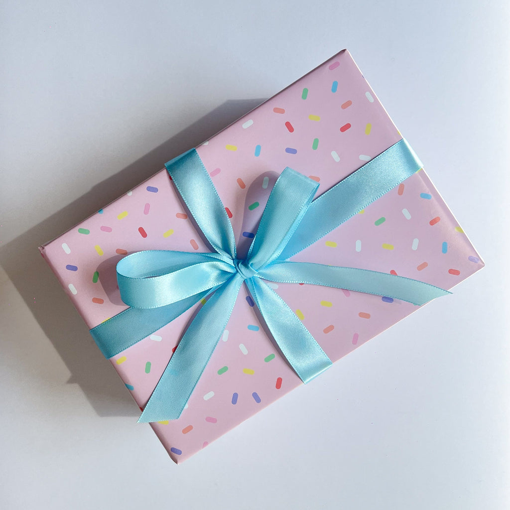 Gift Wrapping Paper Roll 3 Sheets - Rainbow Sprinkles — PaperMarket