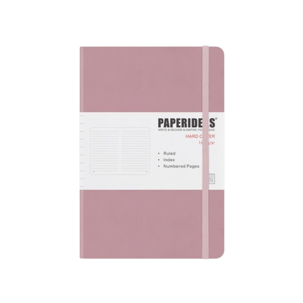 Hardcover A5 Notebook Lined - Berry Pink — PaperMarket
