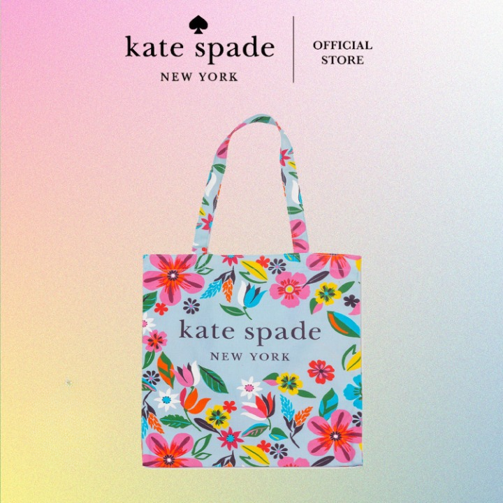 Kate Spade Canvas Book Tote - Safari Floral — PaperMarket