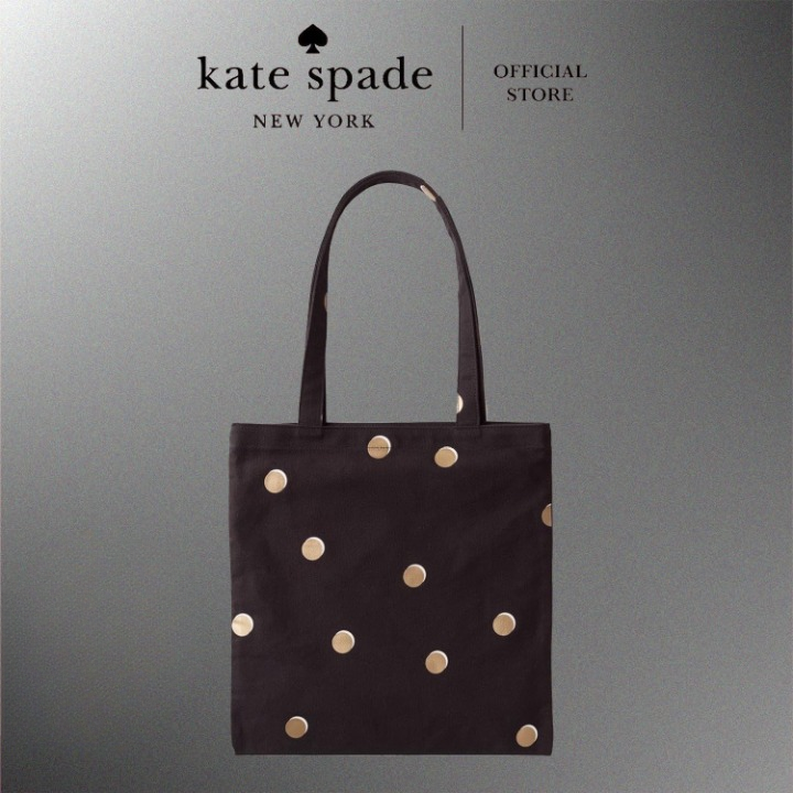 Kate Spade Canvas Book Tote - Scatter Dot — PaperMarket