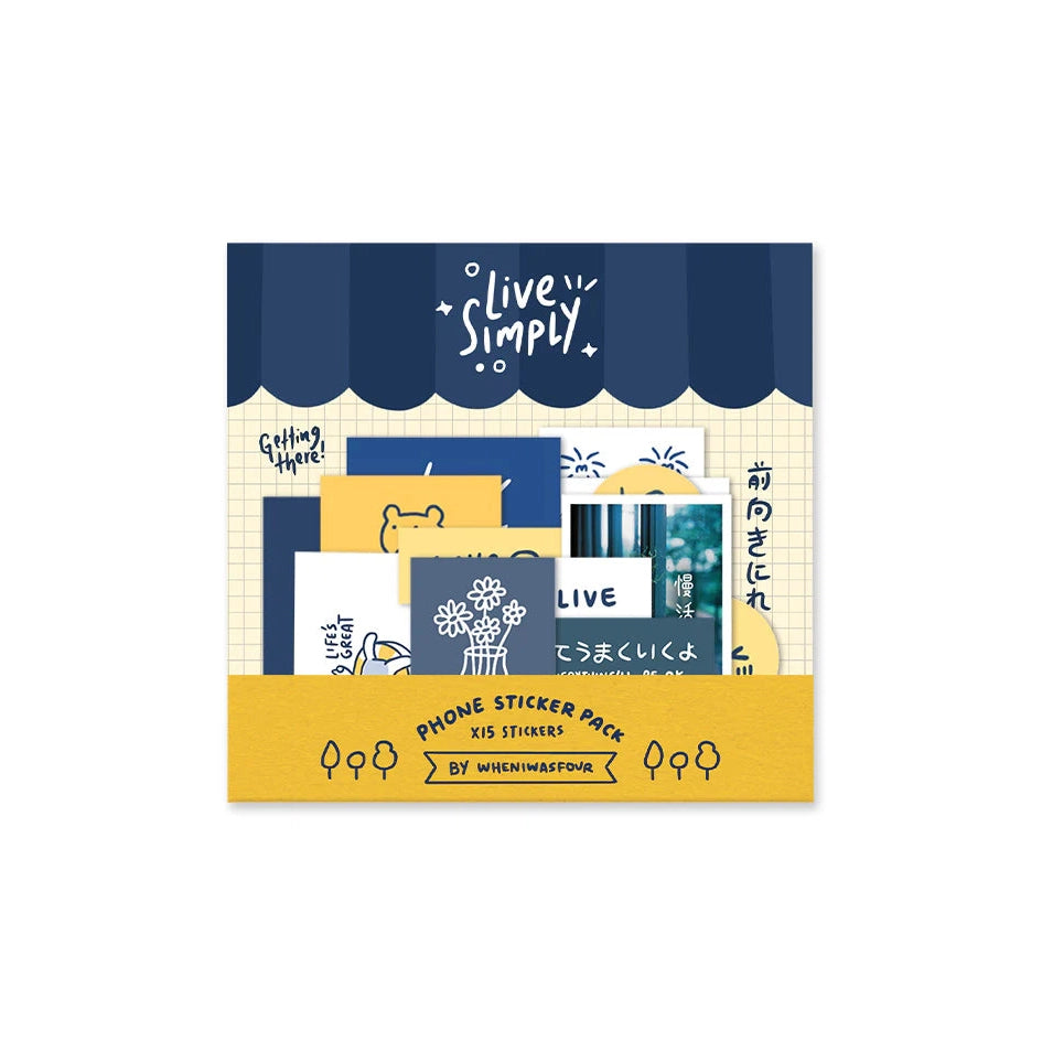 Live Simply Decal Sticker Pack — PaperMarket