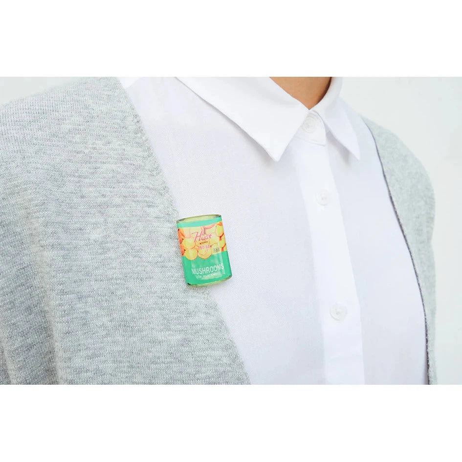 Mushroom Can Acrylic Pin — PaperMarket