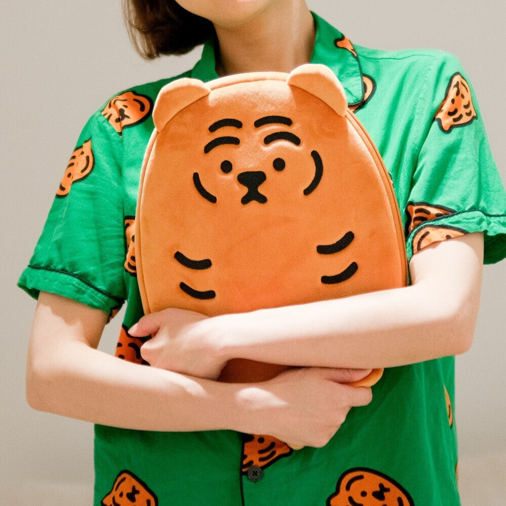 Muzik Tiger Flat Pouch Large - Red Tiger — PaperMarket