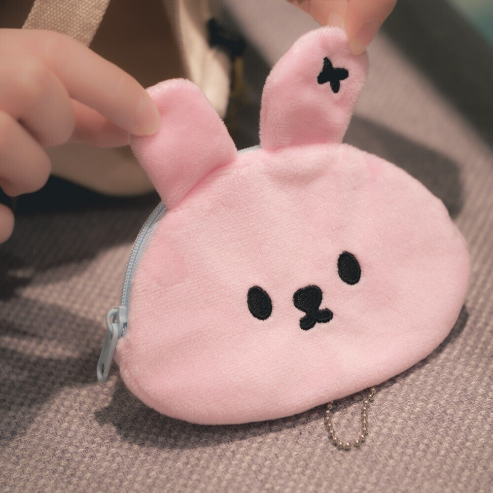 Muzik Tiger Fluffy Flatty Coin Pouch - Porumee — PaperMarket