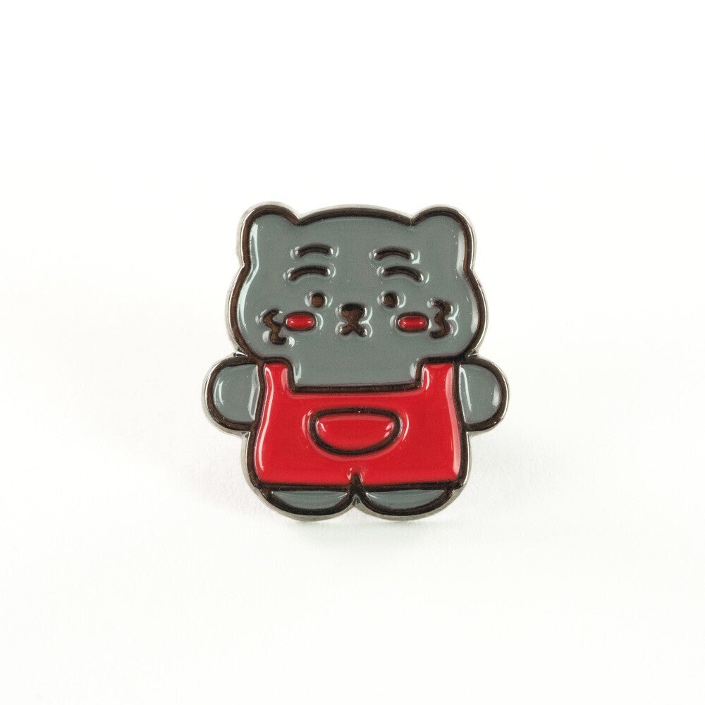 Muzik Tiger Pin Badge - Suspender Pants Black Tiger — PaperMarket