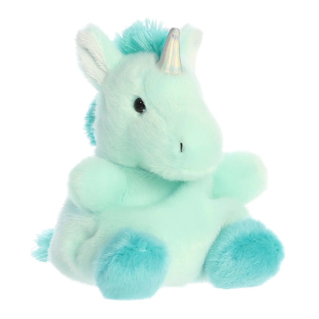 Palm Pals Small Plush - Teal Unicorn — PaperMarket