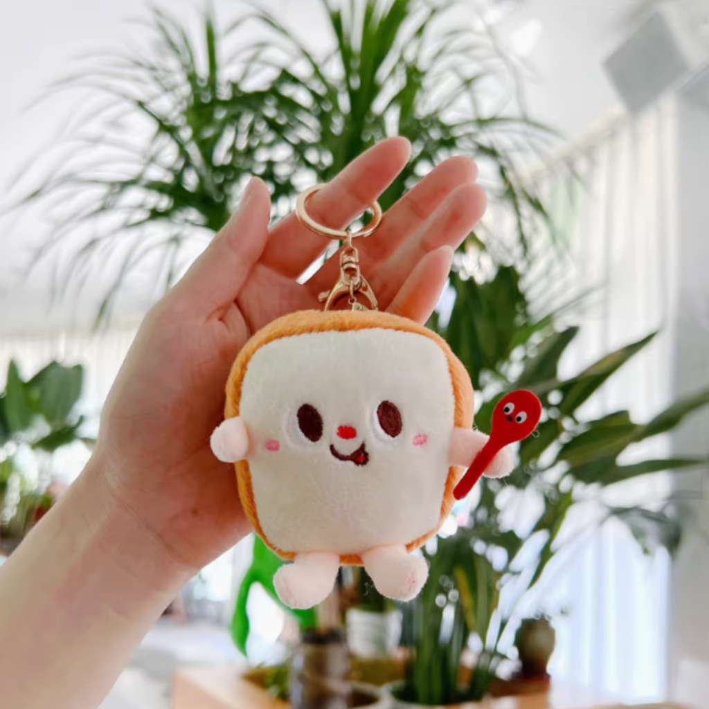 Plush Keychain - Toast — PaperMarket