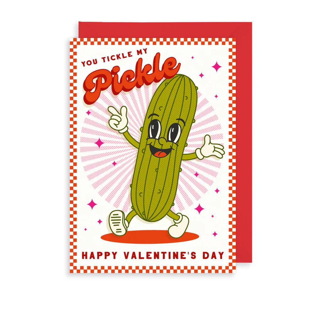 Greeting Card - Valentines Tickle My Pickle — PaperMarket
