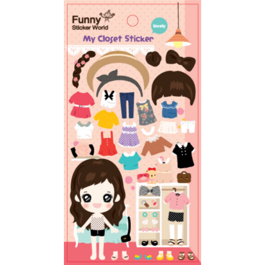 Sticker - Dress Up - Lovely — PaperMarket