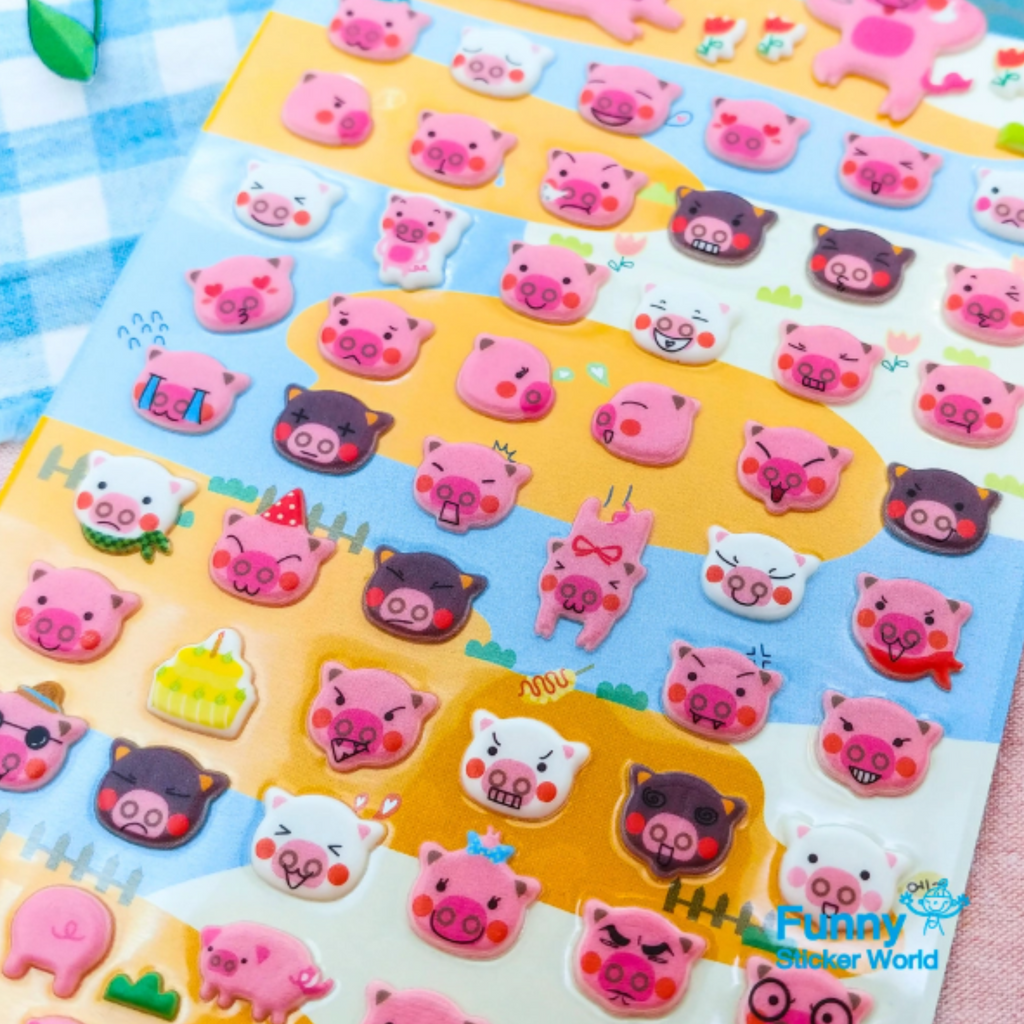 Sticker - Nine Pig — PaperMarket