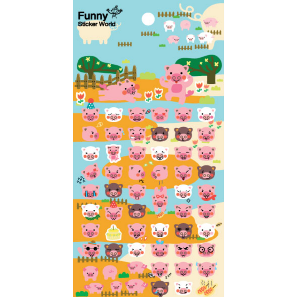 Sticker - Nine Pig — PaperMarket
