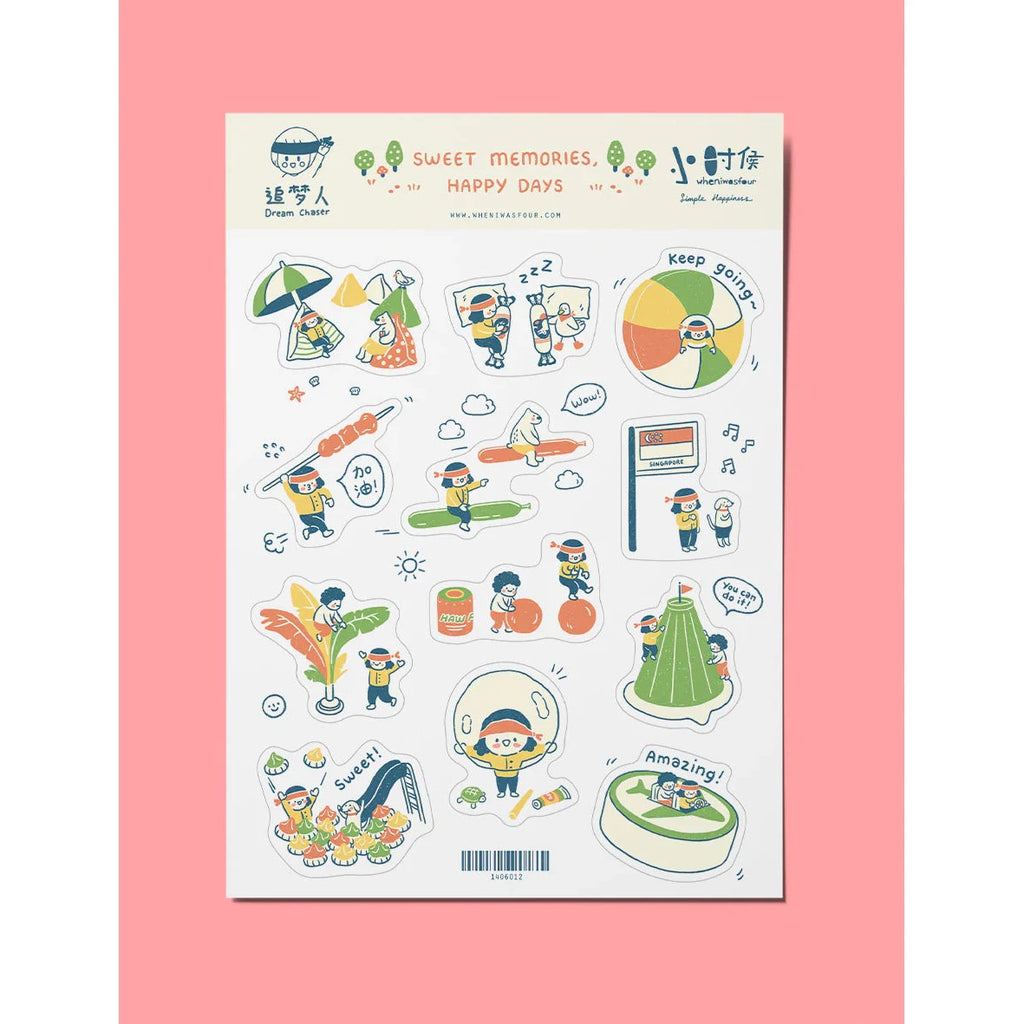 Sweet Memories, Happy Days stickers — PaperMarket