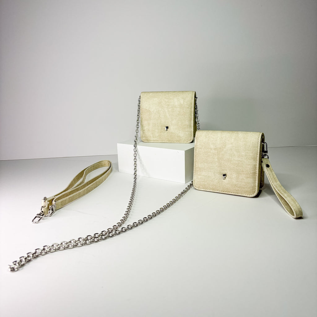 The Mini VIP Tote - Oat Denim — PaperMarket