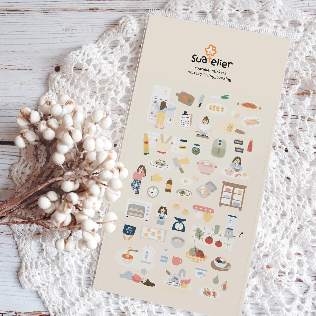 Vlog Cooking Sticker — PaperMarket